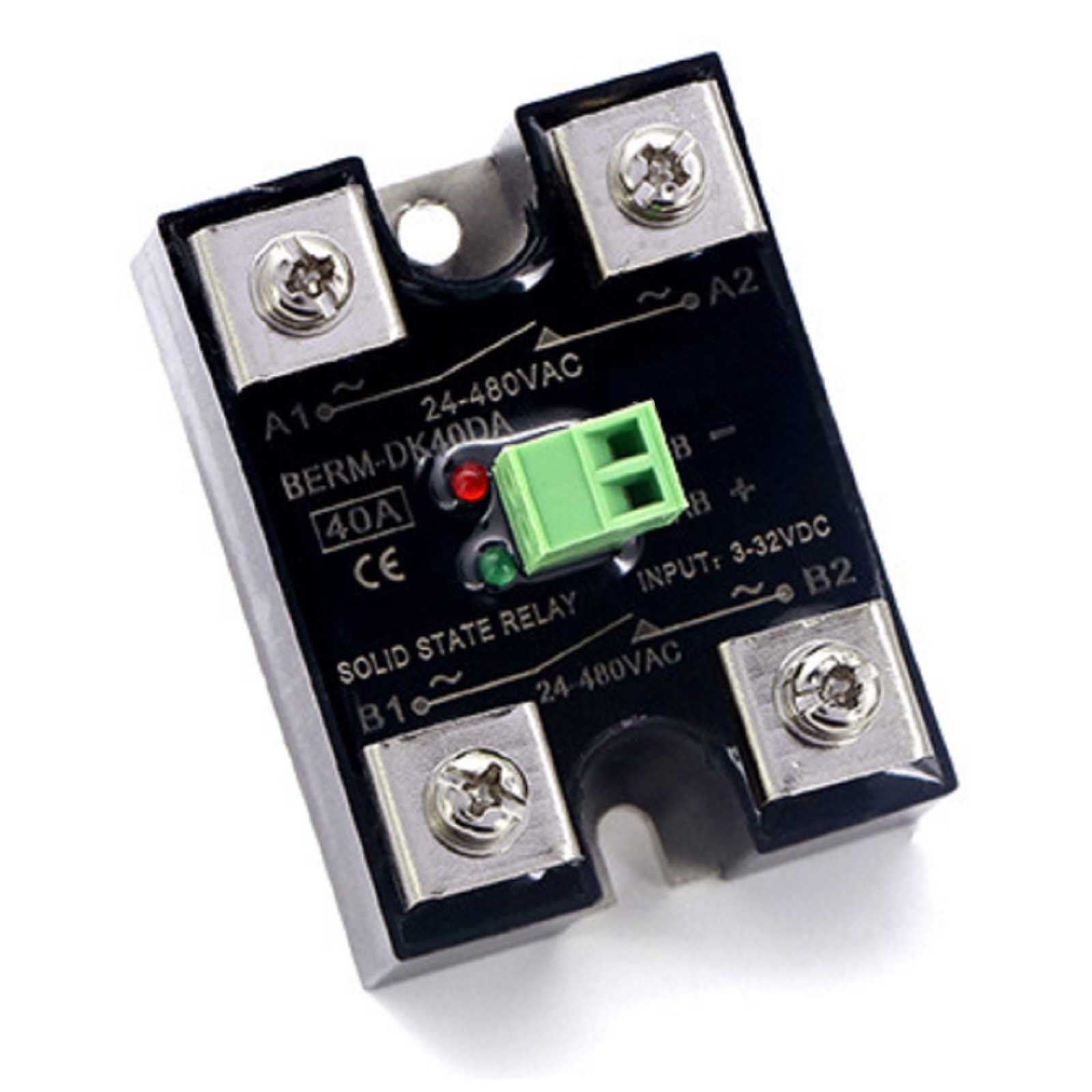 Single-phase solid state relay for SSR dual-channel single control DC ...