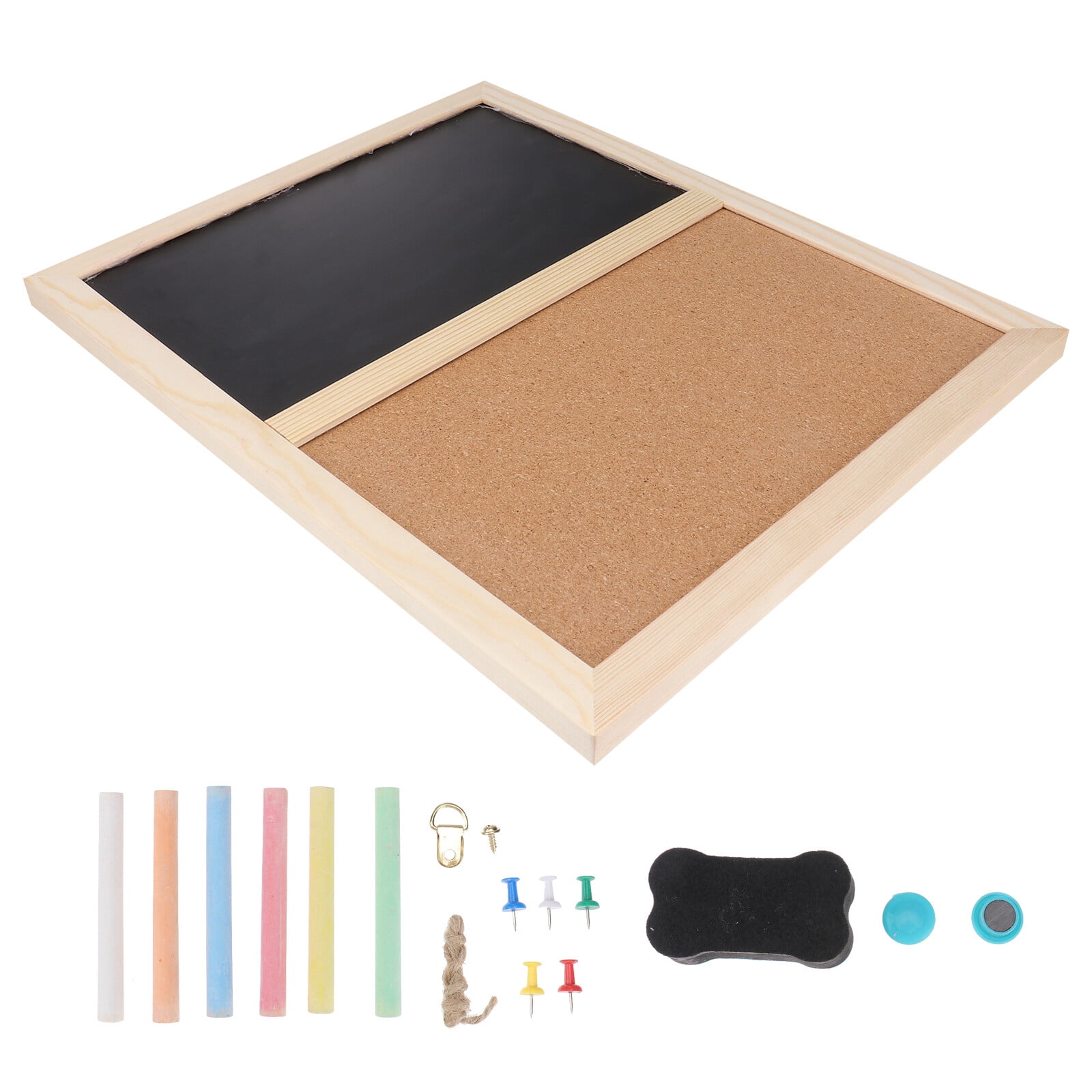 Single-sided Cork Board Push Boards Tabs Bulletin Office Child ...