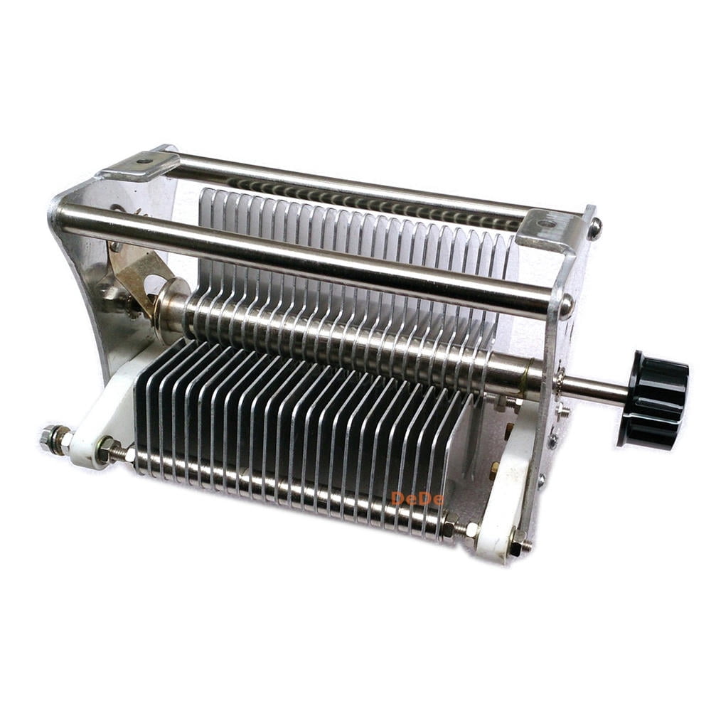 Single-unit Air Dielectric Variable Capacitor 20-1000PF 1000V with knob ...