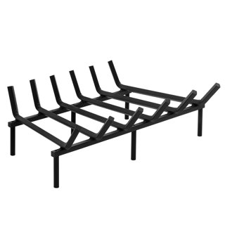 Liberty Foundry G1024-4 24" Heavy-Duty Cast-Iron Fireplace Grate (4 ...