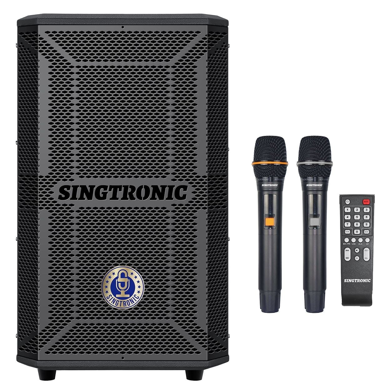 Singtronic BT-1000DSP Bluetooth Speakers, Professional Rechargeable DSP 12" Karaoke Speaker with ...