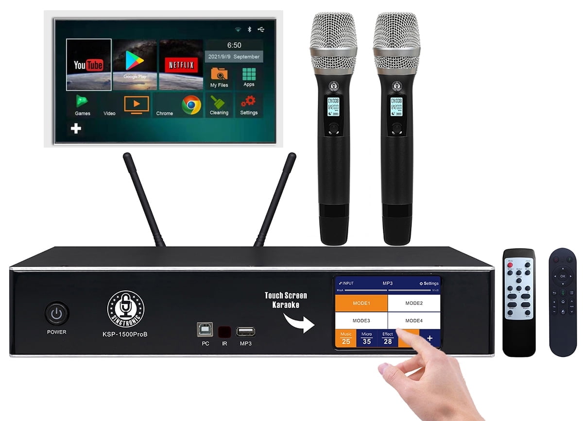 Singtronic KSP-1500ProB Professional 4-in-1 Digital Karaoke Amplifier ...