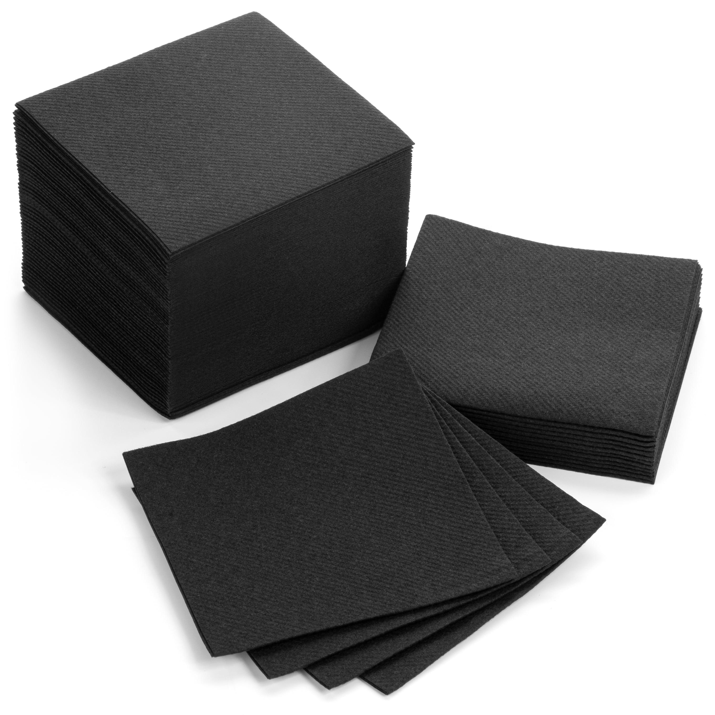 Singular Premium, Cocktail Napkins, 100 ct, 4.75"x4.75" Black - Walmart.com