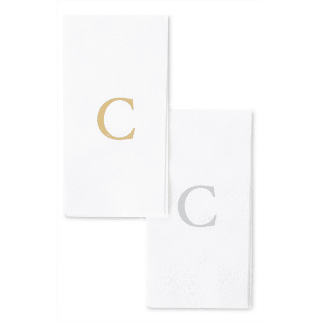 Singular Disposable Guest Towels - Monogram Hand Towels - Bathroom ...