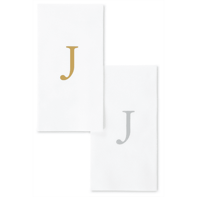 Singular Disposable Guest Towels - Monogram Hand Towels - Bathroom ...