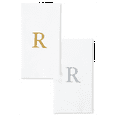 Singular Disposable Guest Towels - Monogram Hand Towels - Bathroom ...