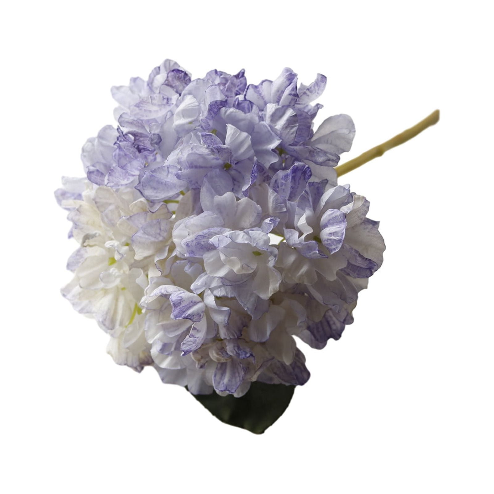 Singular Real Touch Hydrangea Artificial Flower 14x6 Inch Bleeding Edge ...