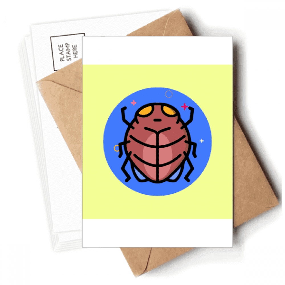 Singularity Bizarrerie Beetle Scarab Postcards Envelopes Blank Note ...