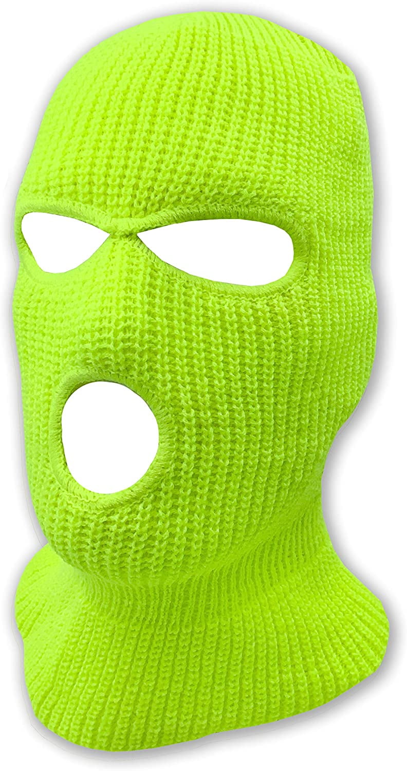 Sinhoon 3 Hole Knitted Full Face Ski Mask Winter Balaclava Face Cover ...