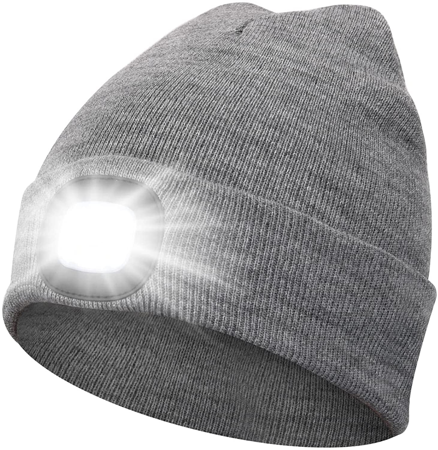 Sinhoon Beanie Hat with Light Unisex LED Beanie Hat with Light USB ...