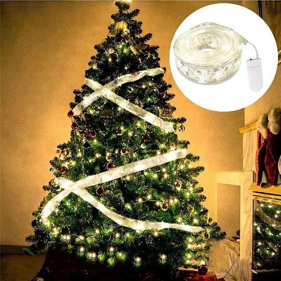 Sinhoon Shining Ribbon Fairy Lights 20 LED Christmas Lights Xmas Tree ...
