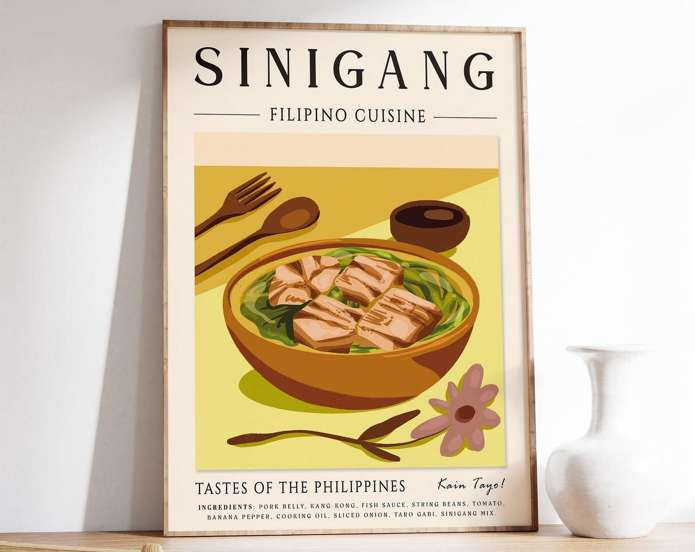 Sinigang Filipino Food Poster, Filipino Food Print, Philippines Food ...