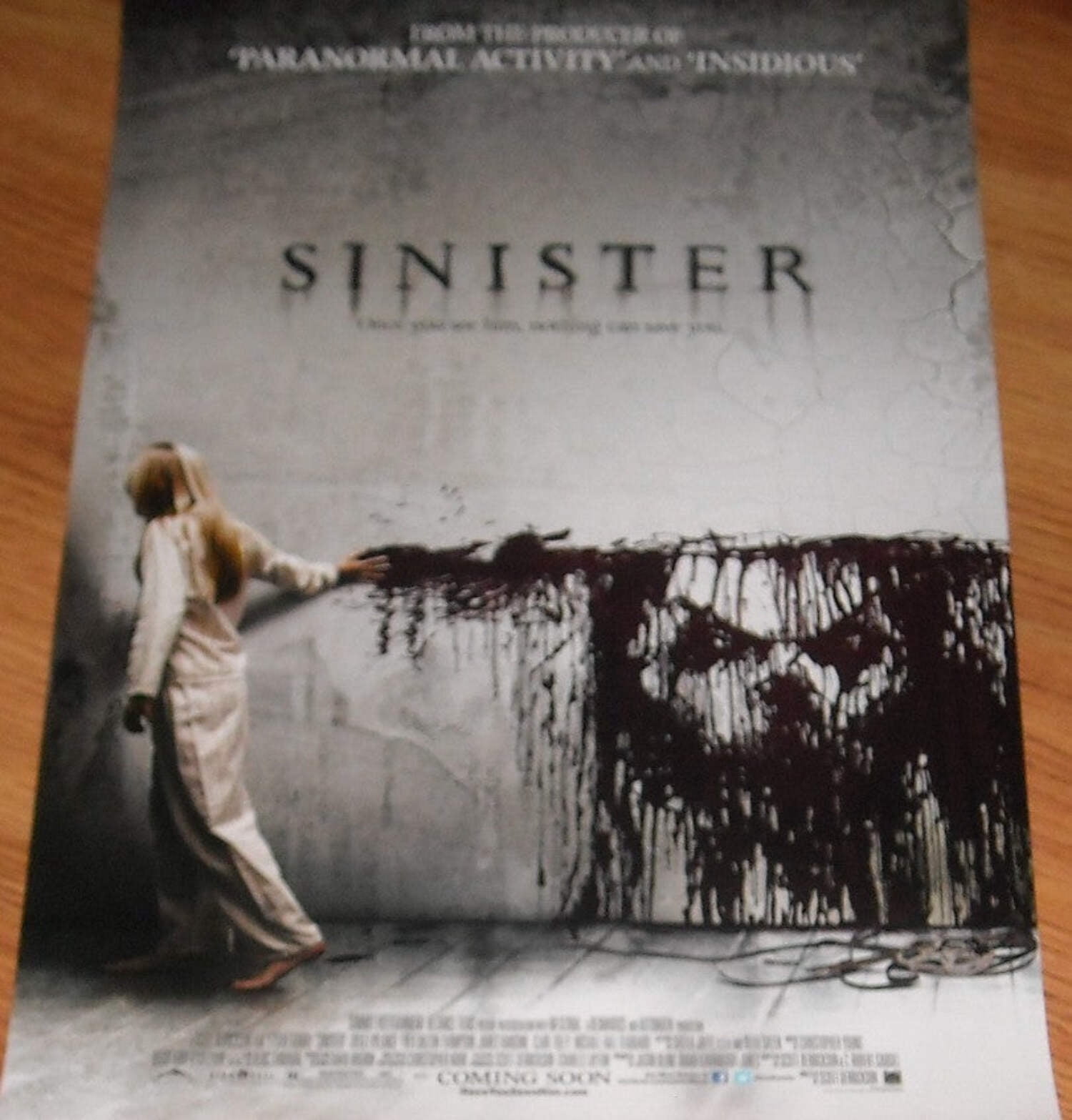 Sinister 2012 movie mini 11x17 inch promo poster (Ethan Hawke ...