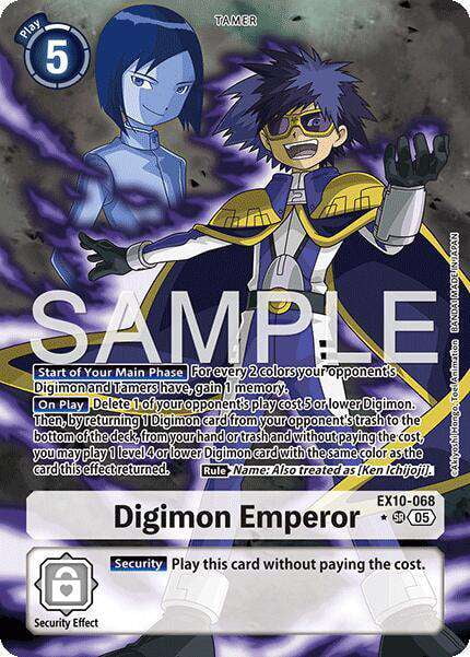 Sinister Order Digimon Emperor EX10-068 [Alternate Art] - Walmart.com