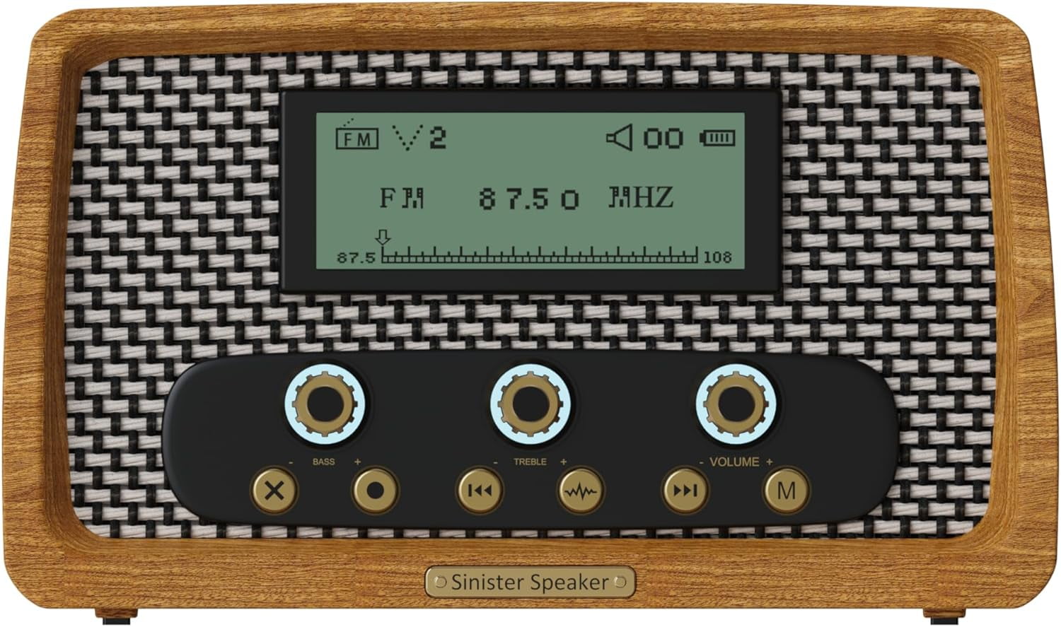 Sinister Speaker - Ghost Hunting Spirit Box Radio | Bluetooth, AM & FM ...