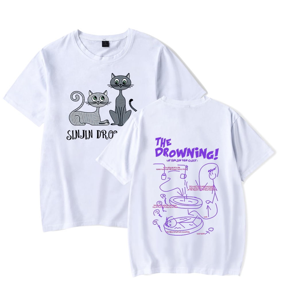 Sinjin Drowning Merch The Drowning T-shirt Short Sleeve Women Men ...