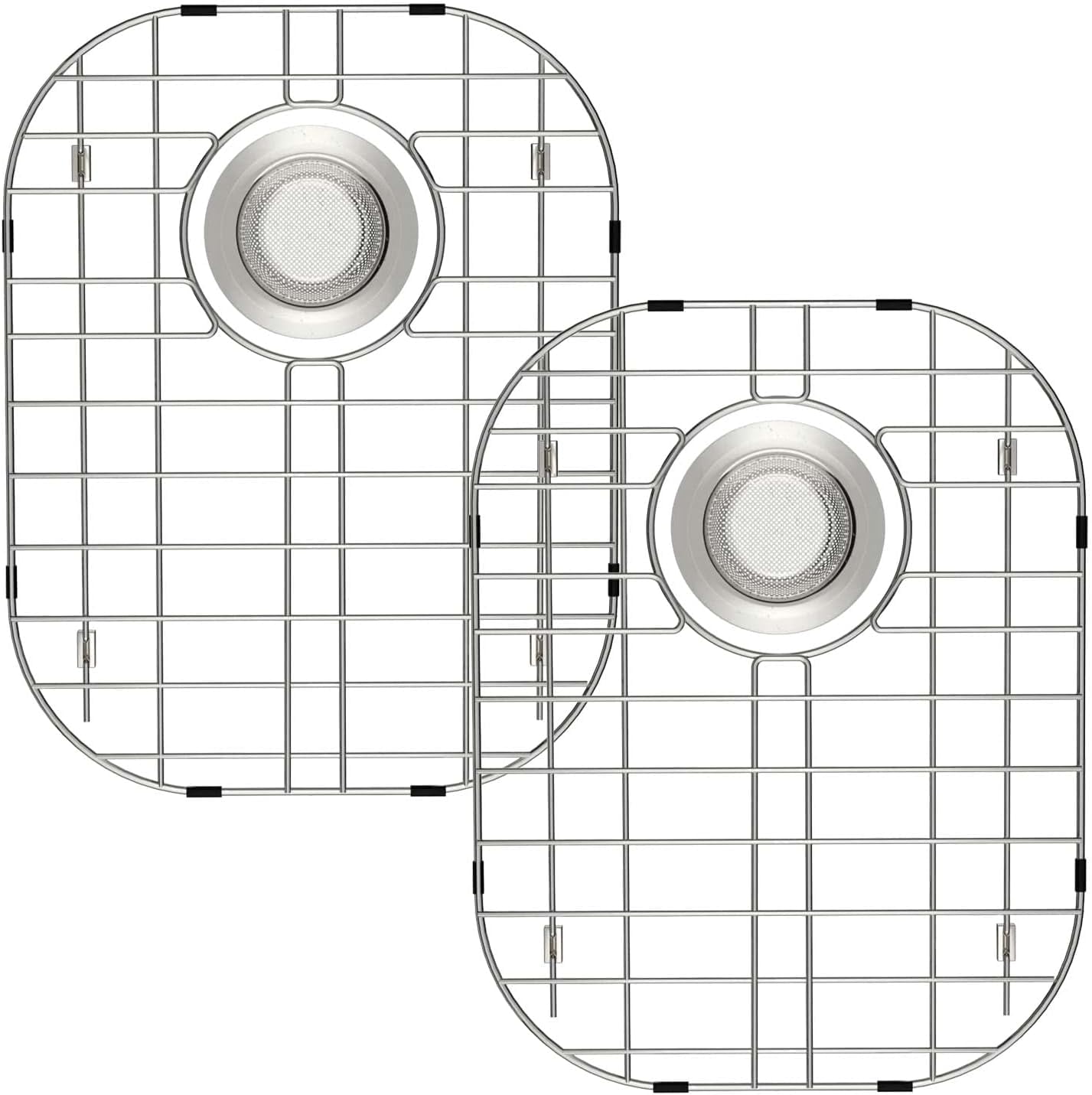 Sink Bottom Protectors with Rear Drain Hole, 14.57" L X 11.2" W Sink ...