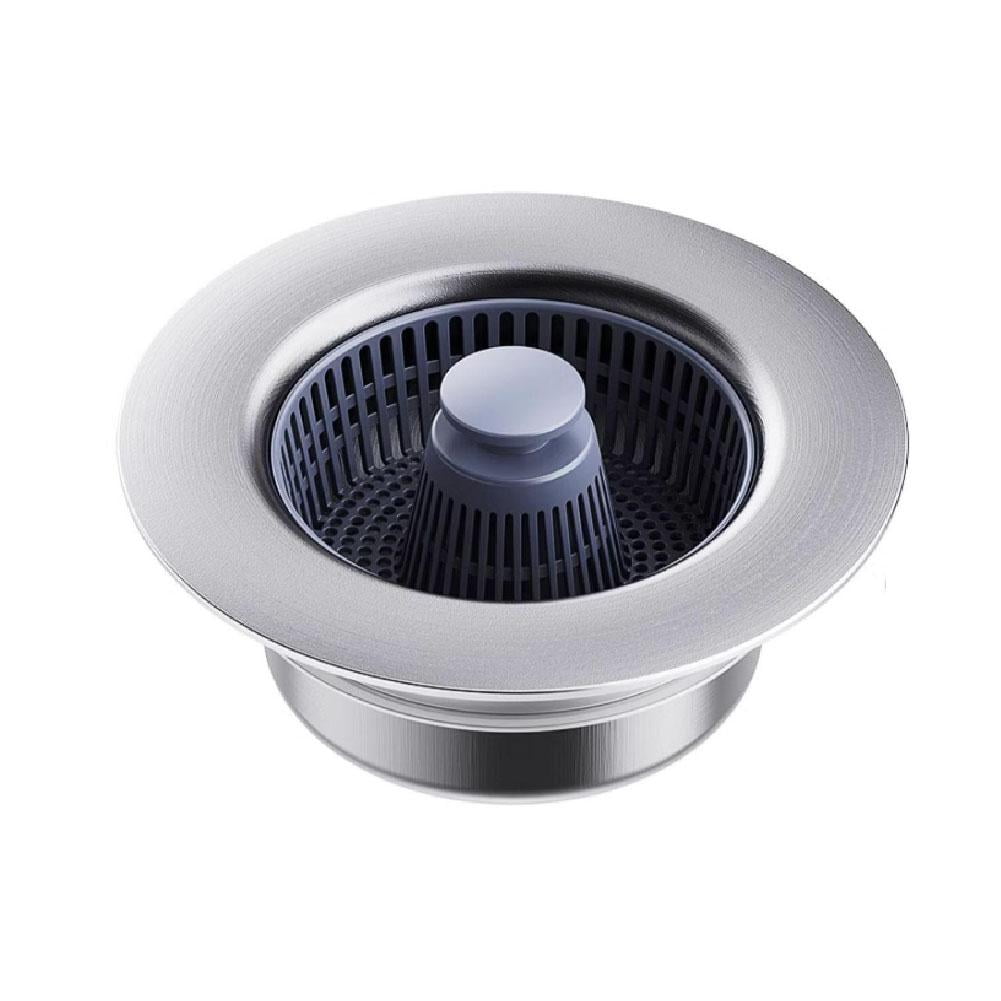 Sink Bounce Strainer Core Waste Plug Kitchen Sink Drain Stopper Steel ...