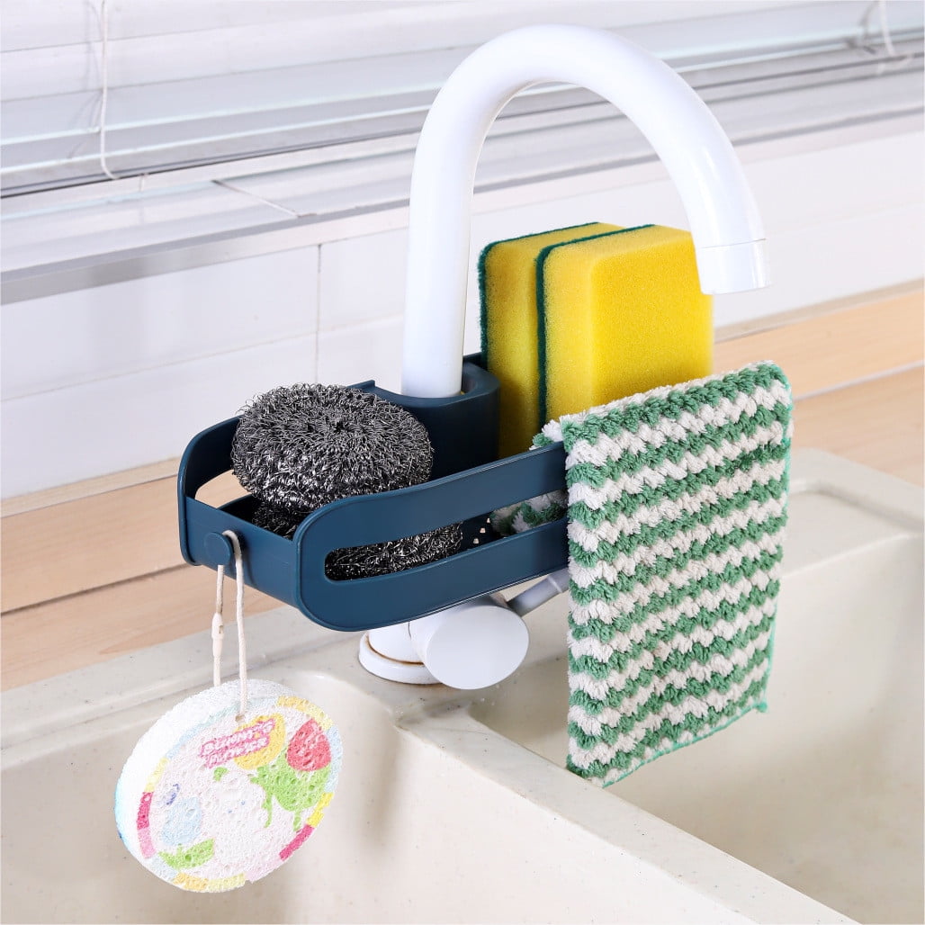 Sink Caddy, Kitchen Sponge Holder For Sink, Kitchen Storage Rack ...