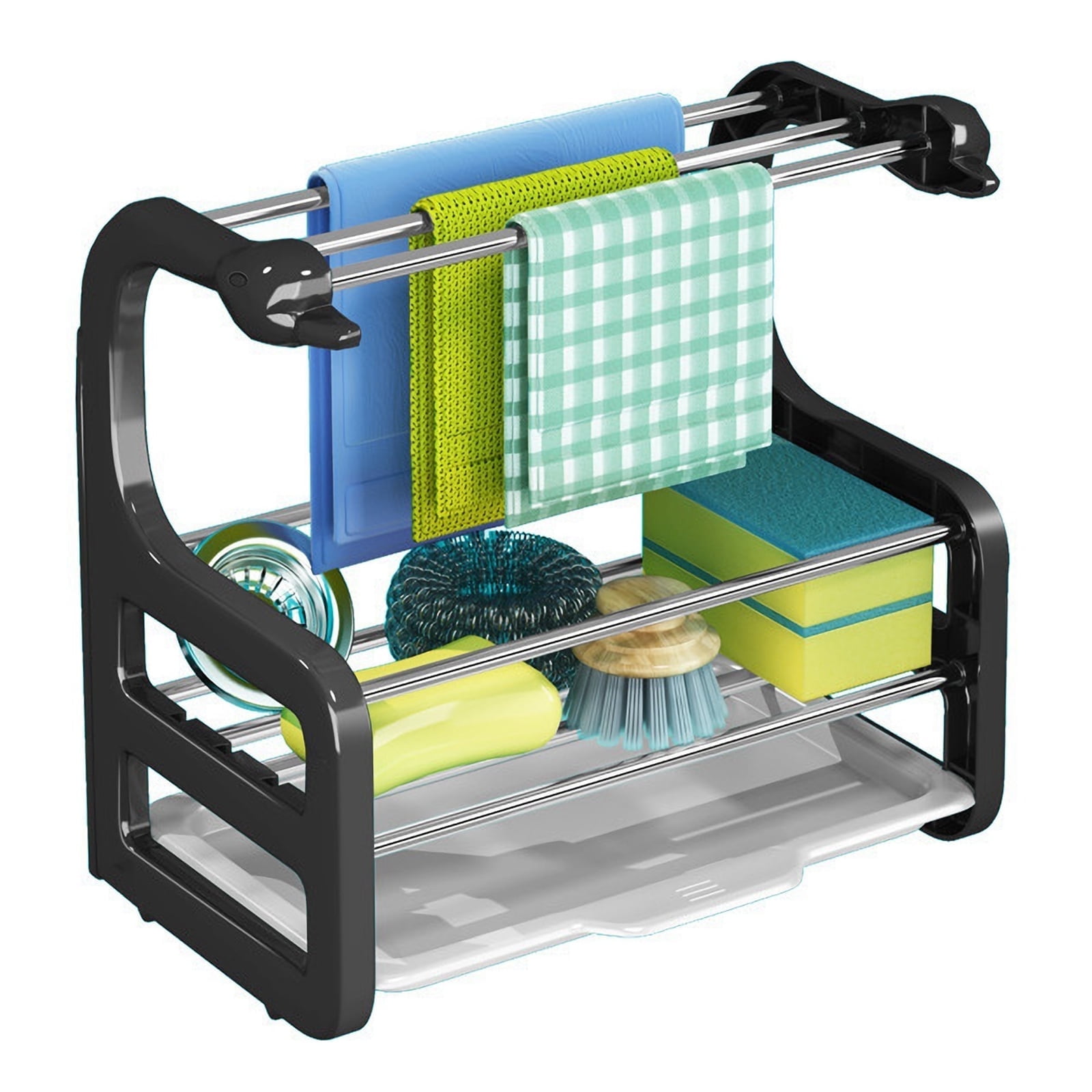 Sink Caddy Sponge Holder for Kitchen Sink Organizer with Removable ...
