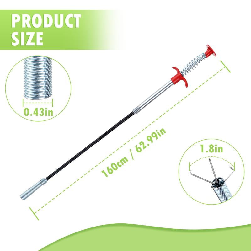 Sink Cleaning Pipe Plunger and Sewer Toilet Unclogging With Grab Handle ...