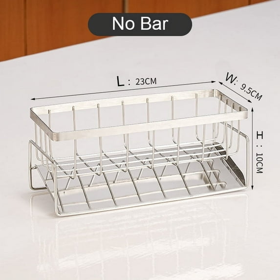 Sink Cleaning Tools Storage Rack Kitchen Multifunctional Stainless ...
