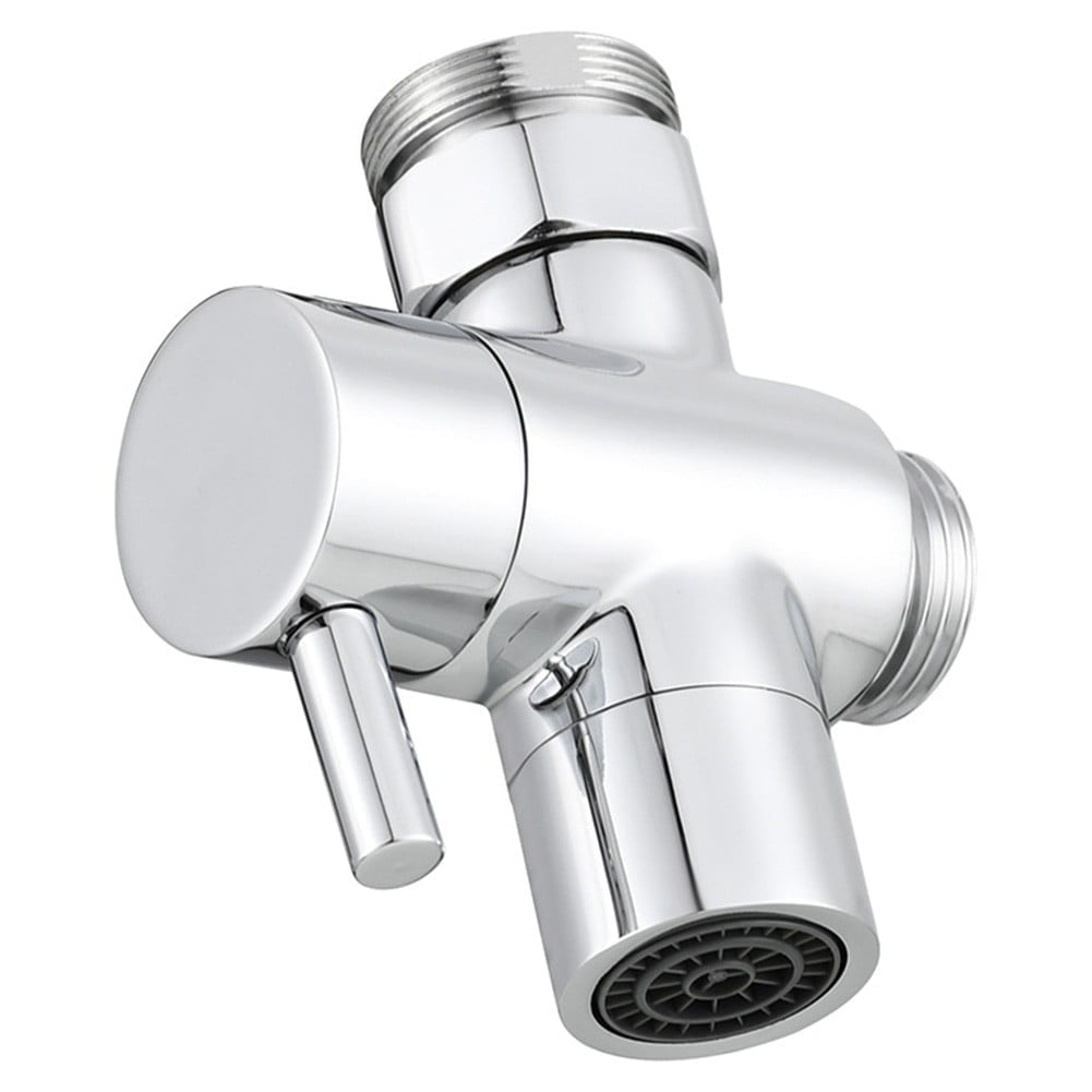 Sink Diverter Brass Faucet Diverter Valve 22mm 3 Way Faucet Splitter ...