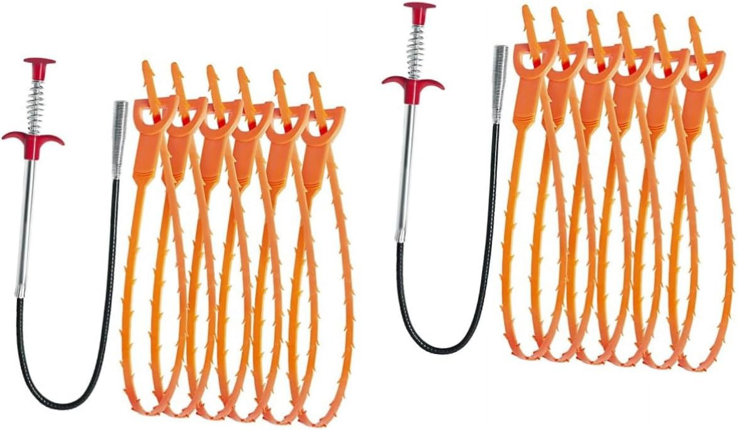 Sink Drain 12 Pcs Pipe Cleaner Toilet Auger Cleaning Tool Snake for ...