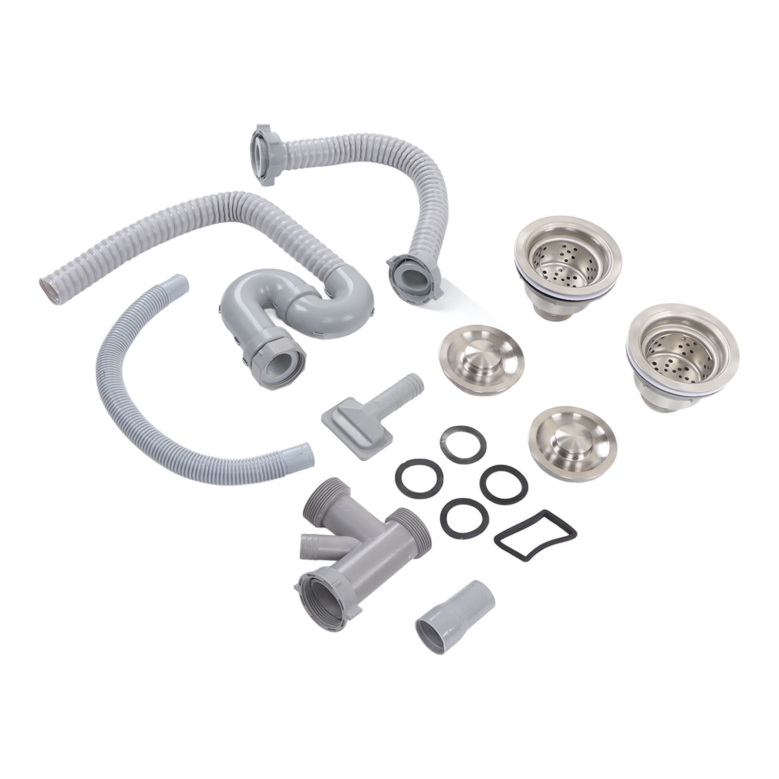 Fyydes Sink Drain and Pipe Set, Anti Clogging, Fast Drainage, Anti ...