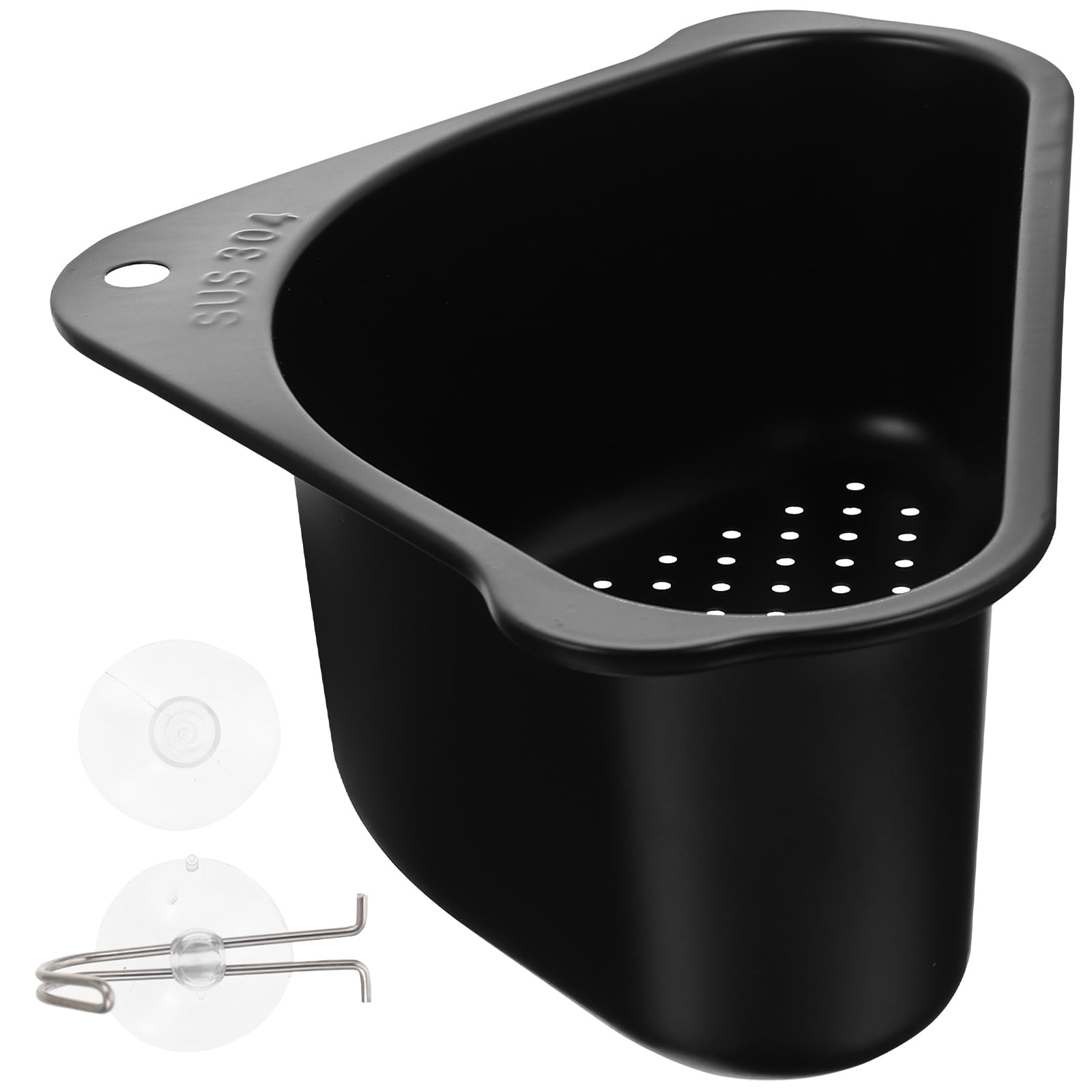 Sink Drain Basket Corner Food Waste Strainer Leftover Draining ...