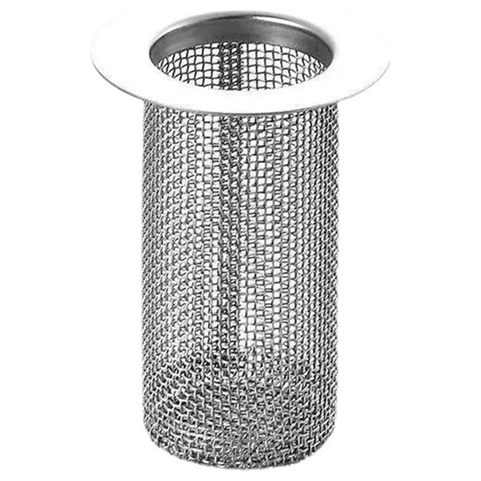 Sink Drain Hair Catcher,Stainless Steel Mesh Drain,Shower Drain Mesh ...