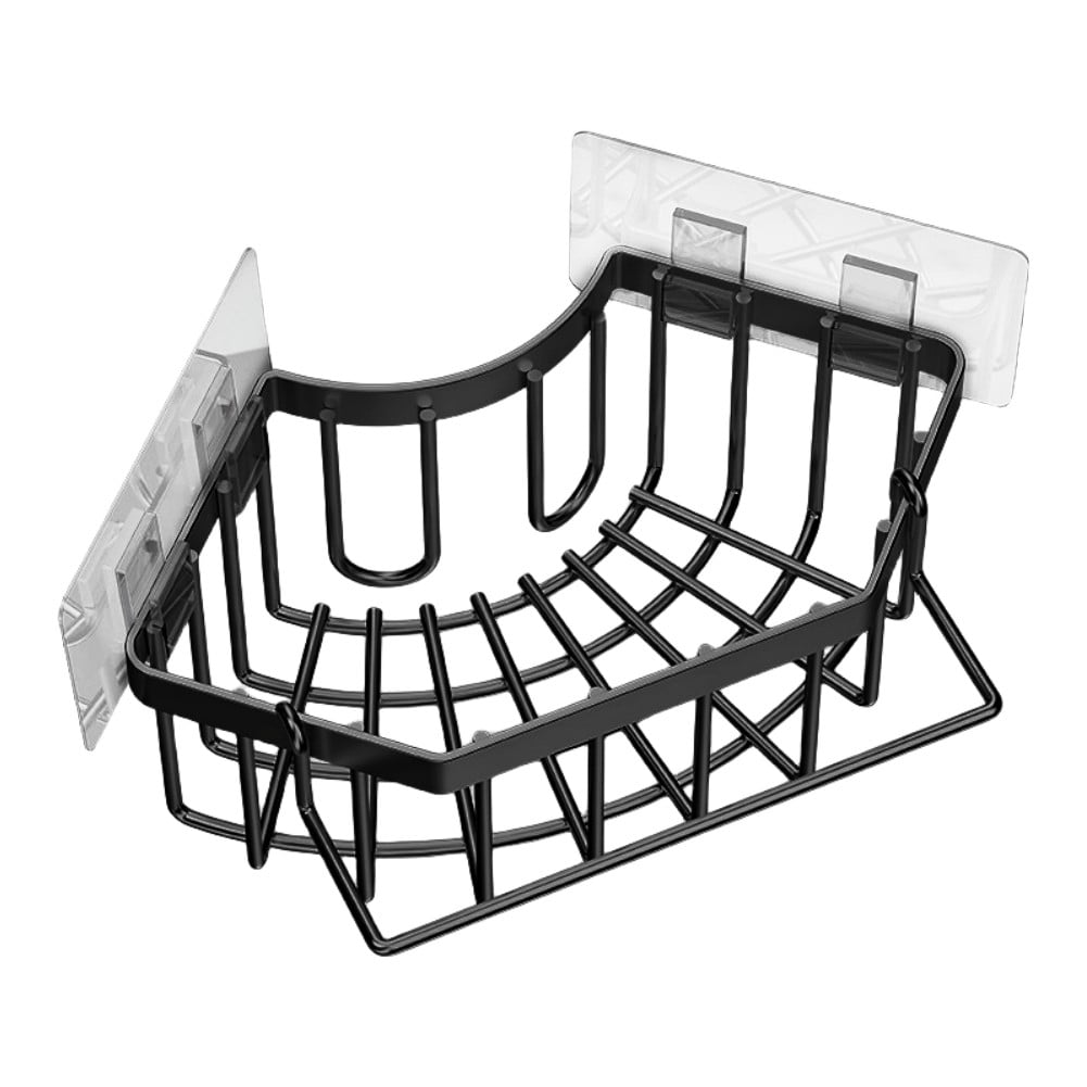 Sink Drain Rack Rag Holder Triangle Sink Drainer Basket For Kitchen ...