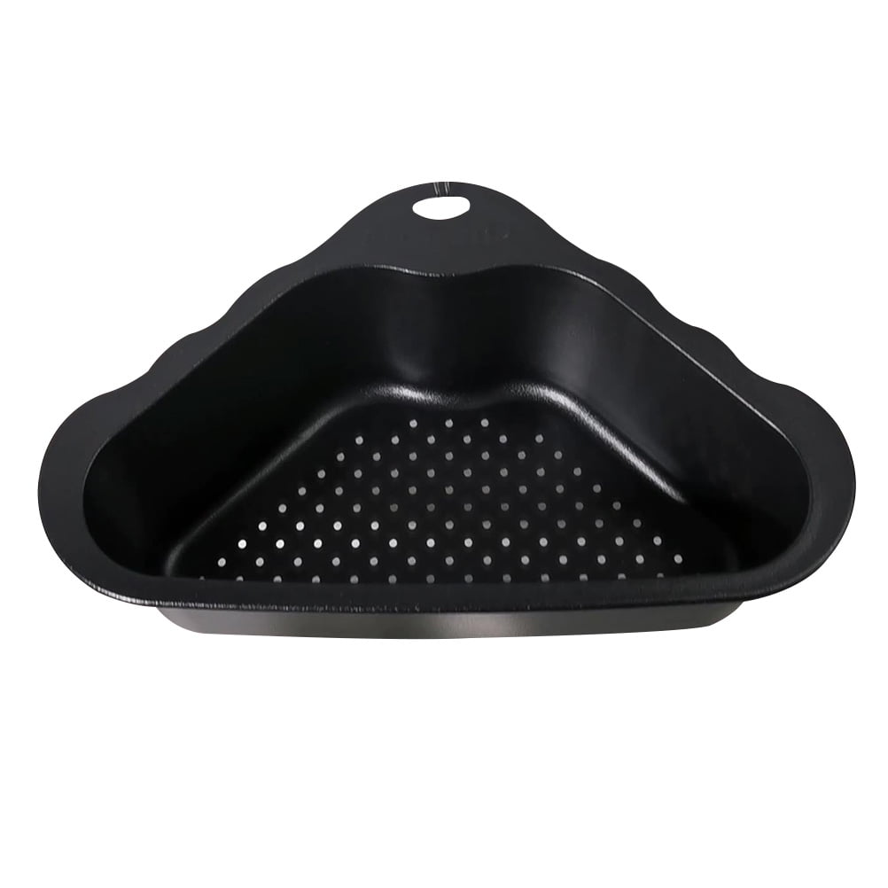 Triangle Shaped Sink Corner Storage Basket 1 Set Kitchen Sink Draining ...