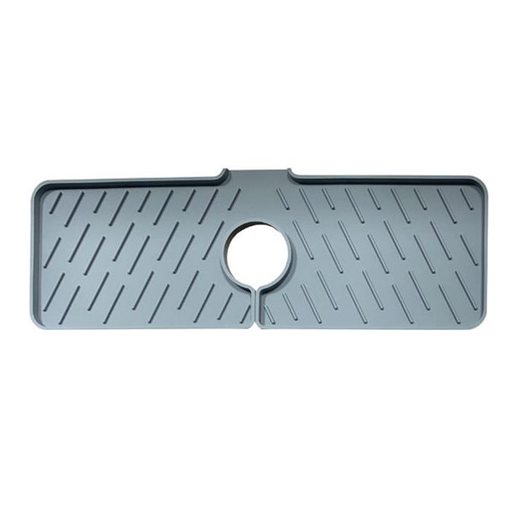 Sink Draining Pad Behind Faucet Drip Protector Splash Countertop Use ...
