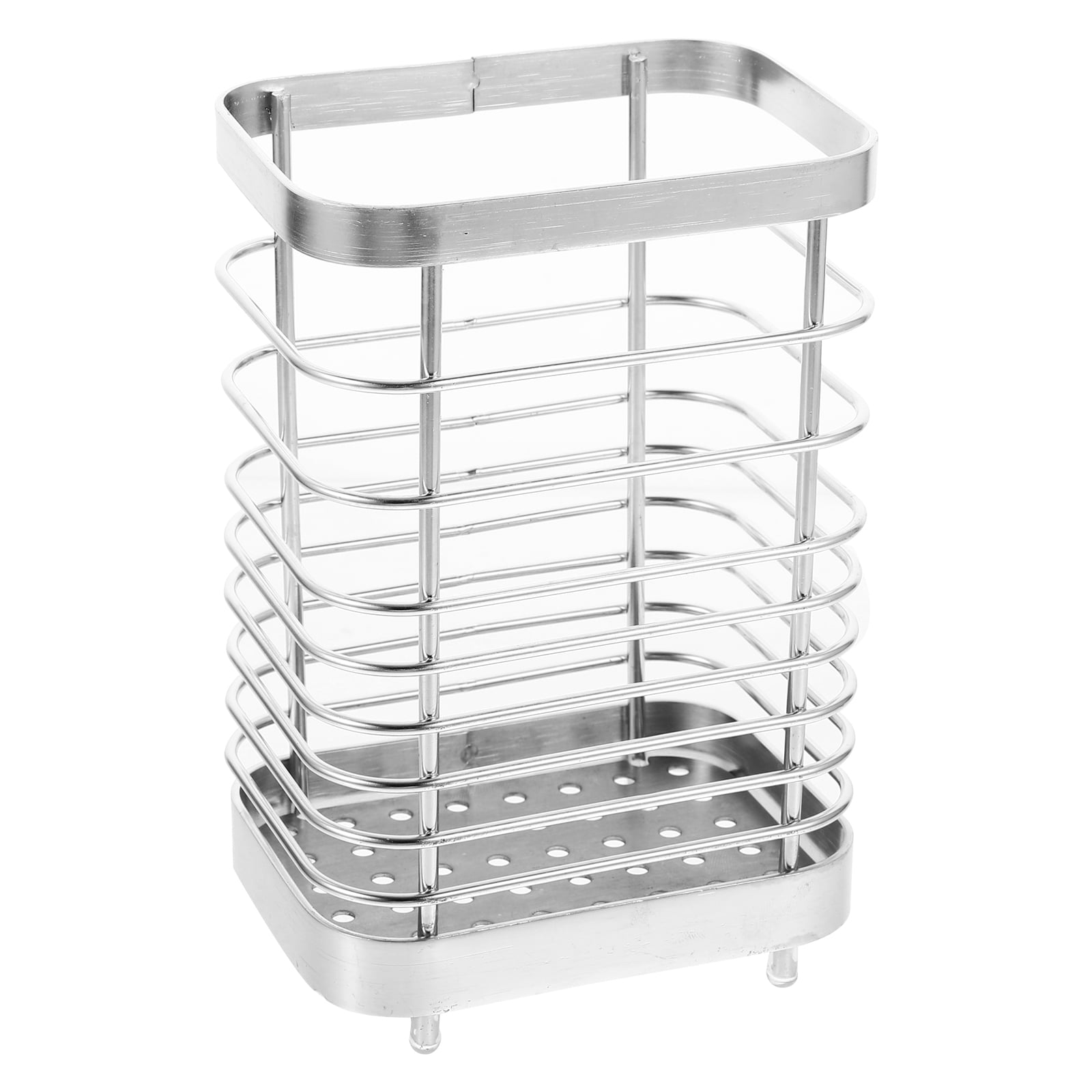 Sink Drying Rack Kitchen Tool Holders Cutlery Stainless Dish Silverware ...