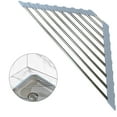 Sink Drying Rack Roll Up Triangle Dish Drying Rack For Sink Corner Roll