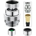 Sink Faucet Adapter Kit,360 Degree Swivel Faucet to Garden Hose Adapter ...