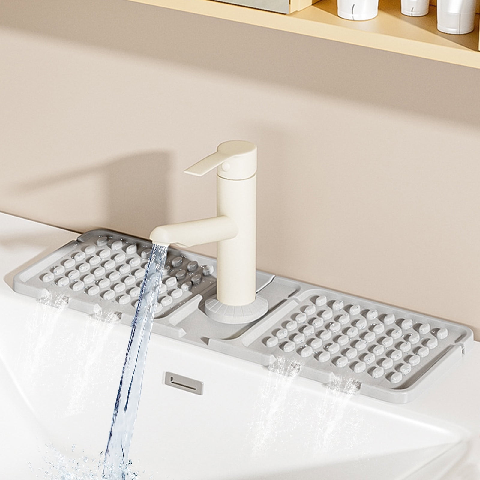 Sink Faucet Draining Pad, Multifunctional Countertop Storage Organizer ...