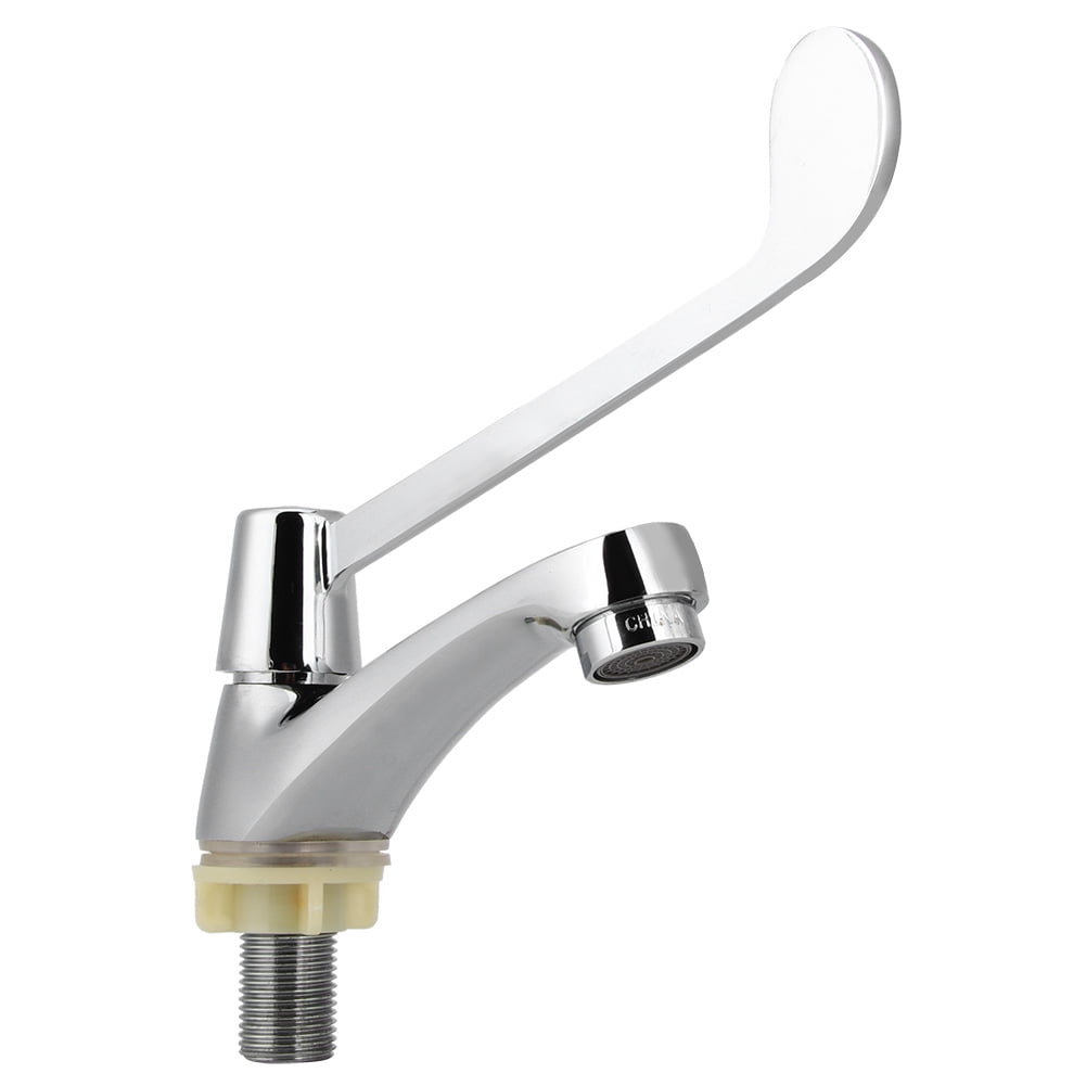 Sink Faucet, G1/2 Inch Long Handle Medical Single Cold Water Basin ...
