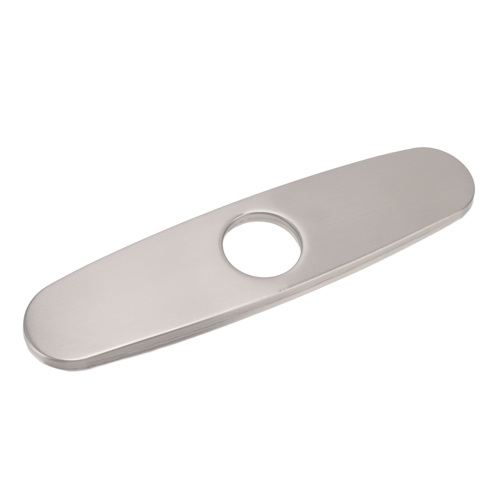 Sink Faucet Hole Cover Deck Plate Brushed 304 Stainless Steel Fishplate ...