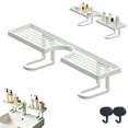 Over Sink Faucet Storage Rack,Behind The Faucet Shelf Bathroom,No-Drill ...
