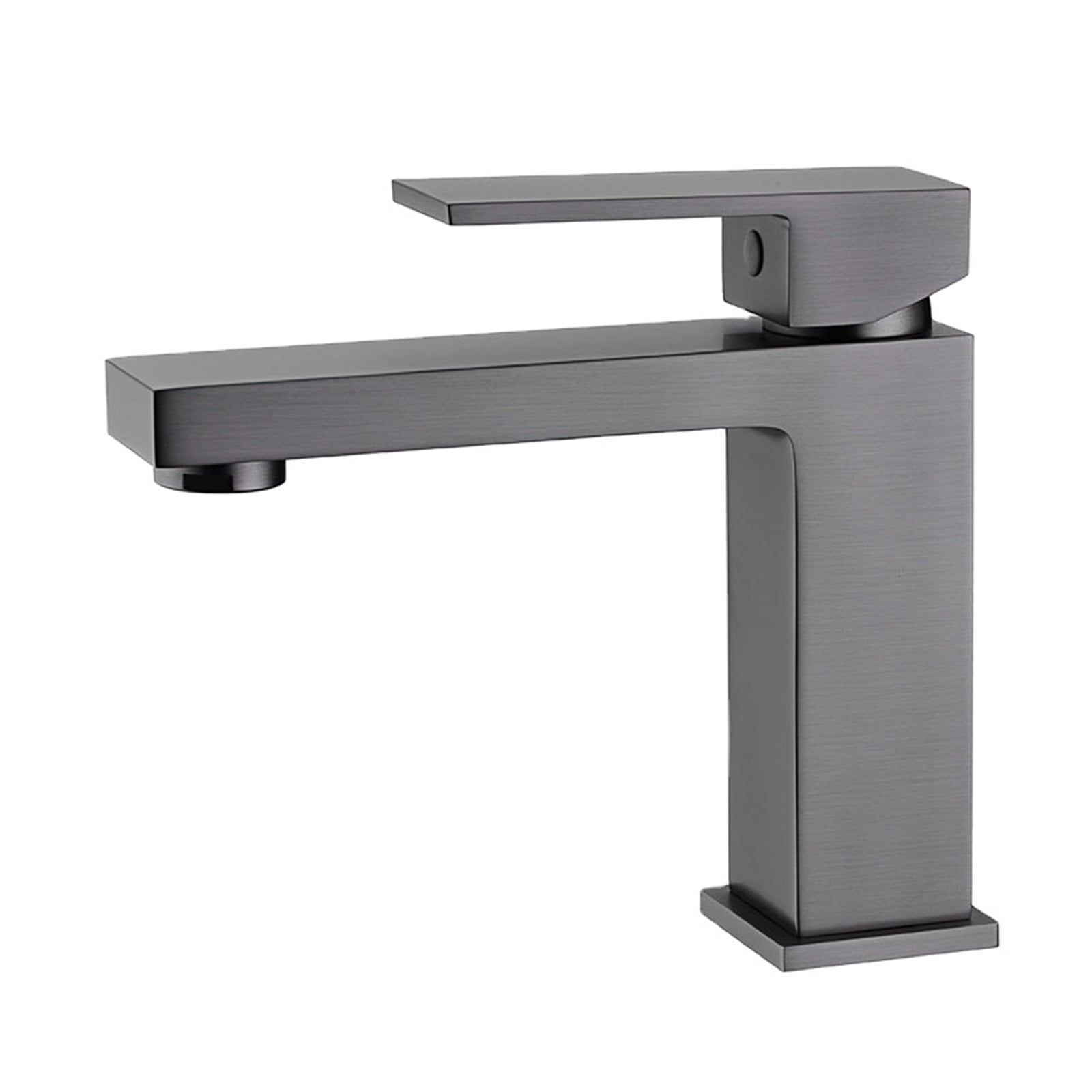 Sink Faucet Taps Hot Cold Water Faucet Square Tapware for Bathroom ...