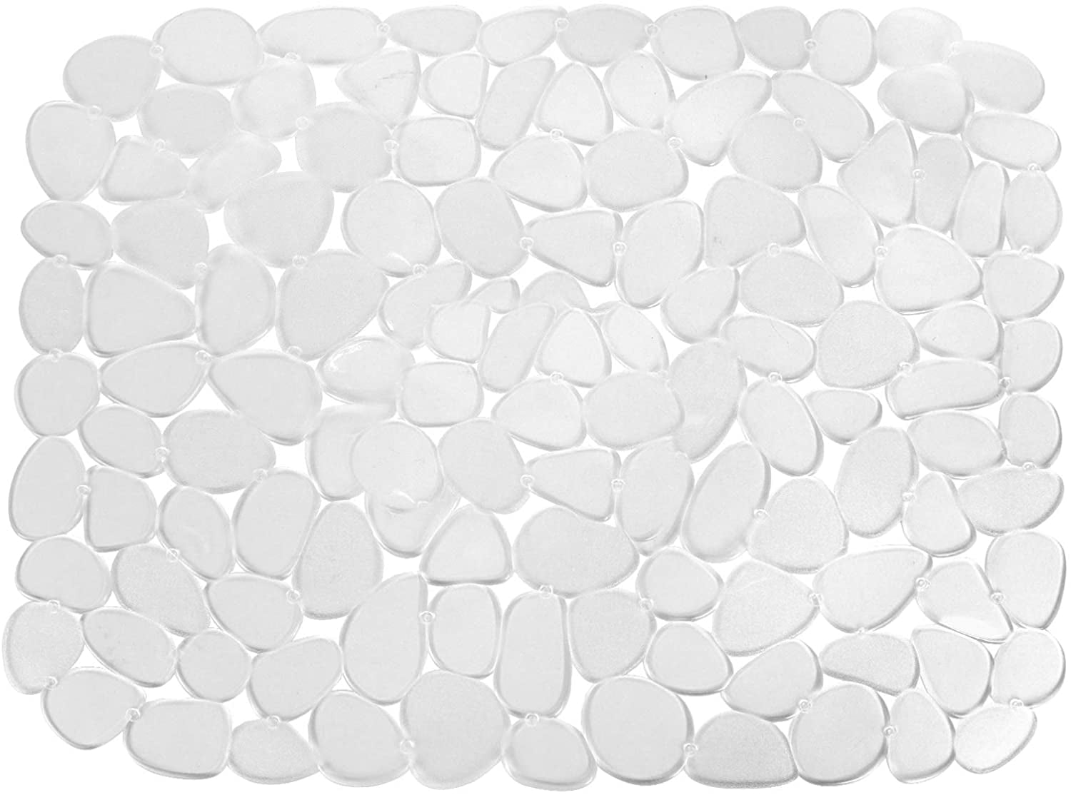 Sink Mat, Adjustable PVC Black Pebble Sink Protector for Stainless ...