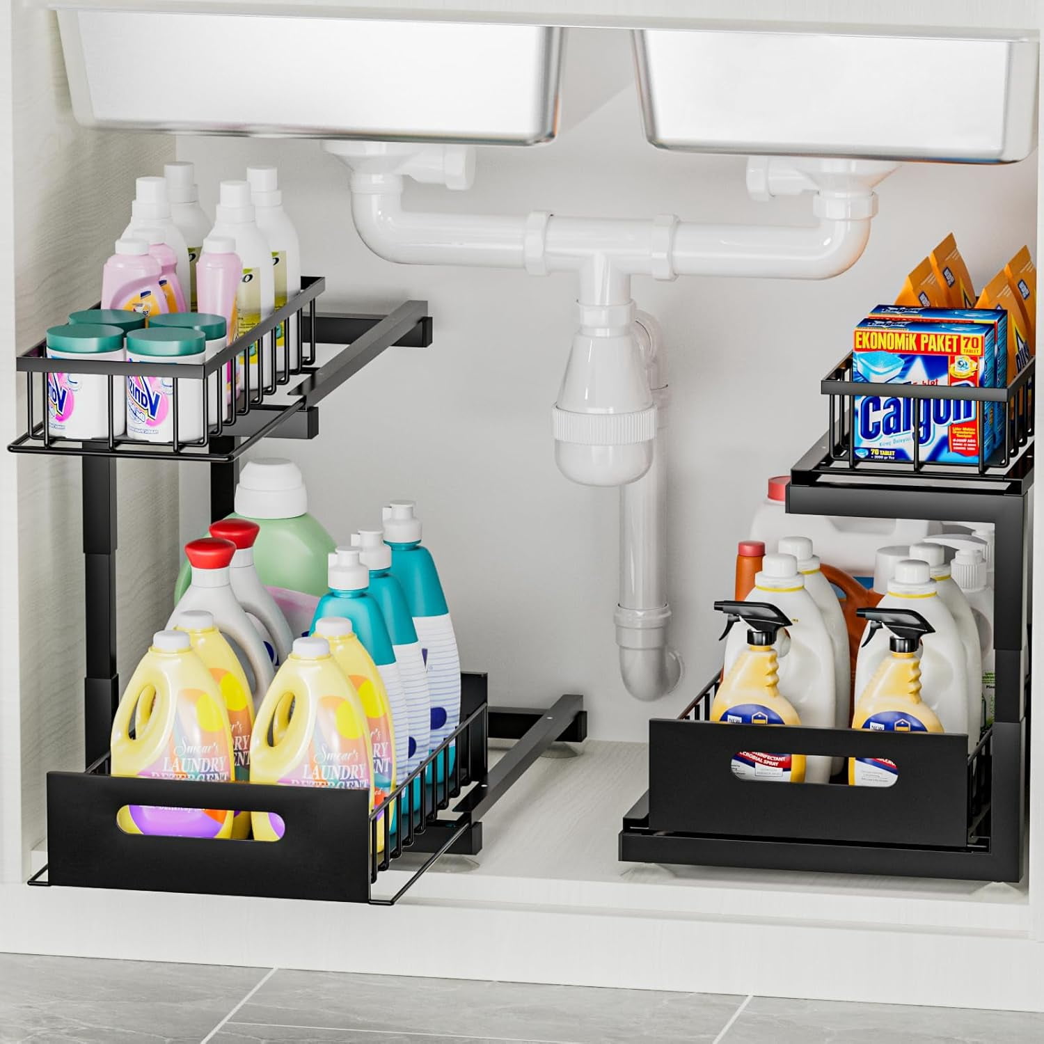 Cool Under Sink Organizer Pull Out Photos