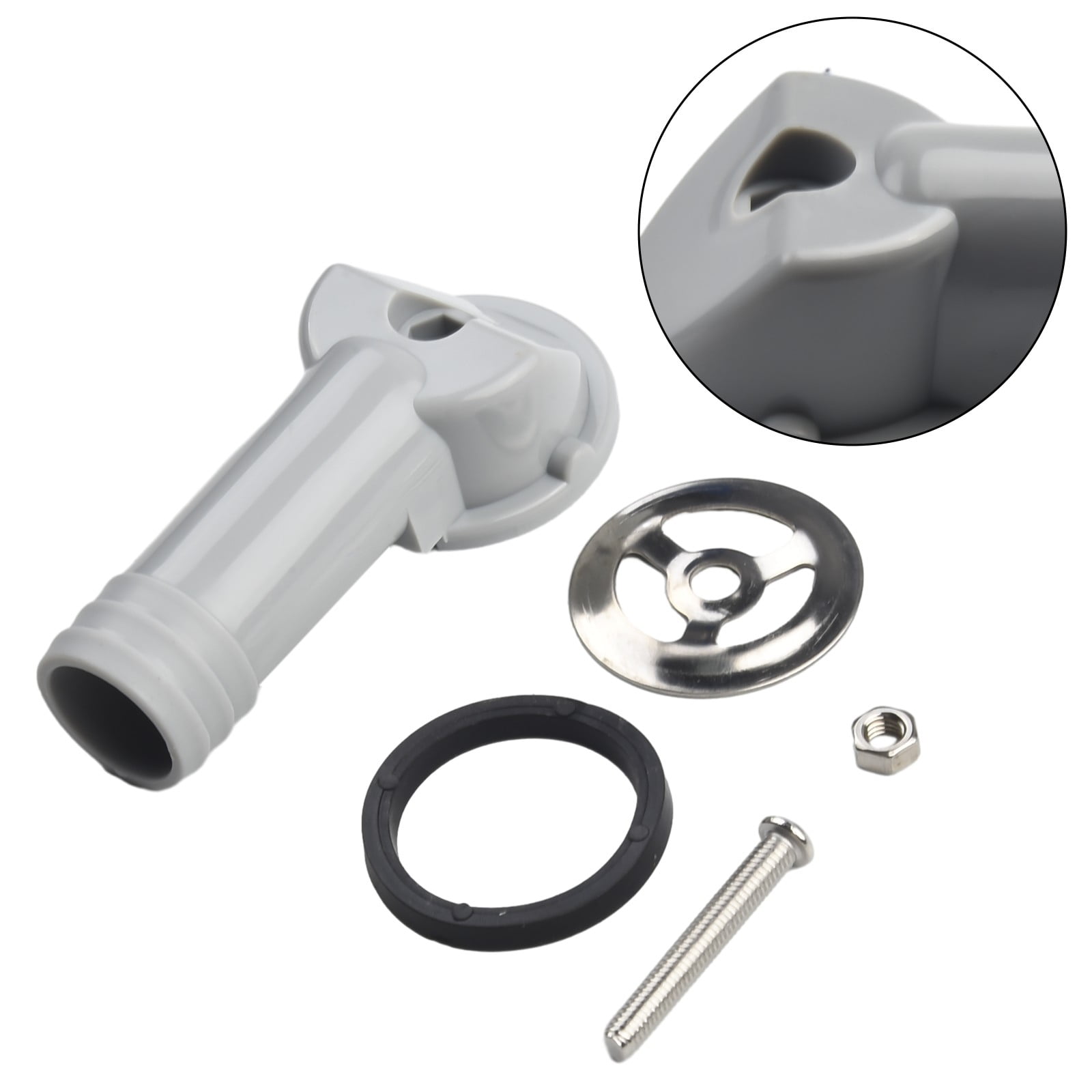 Sink Overflow Head Wash Basin Overflow Round Square Interface Kitchen Sink Parts - Walmart.com