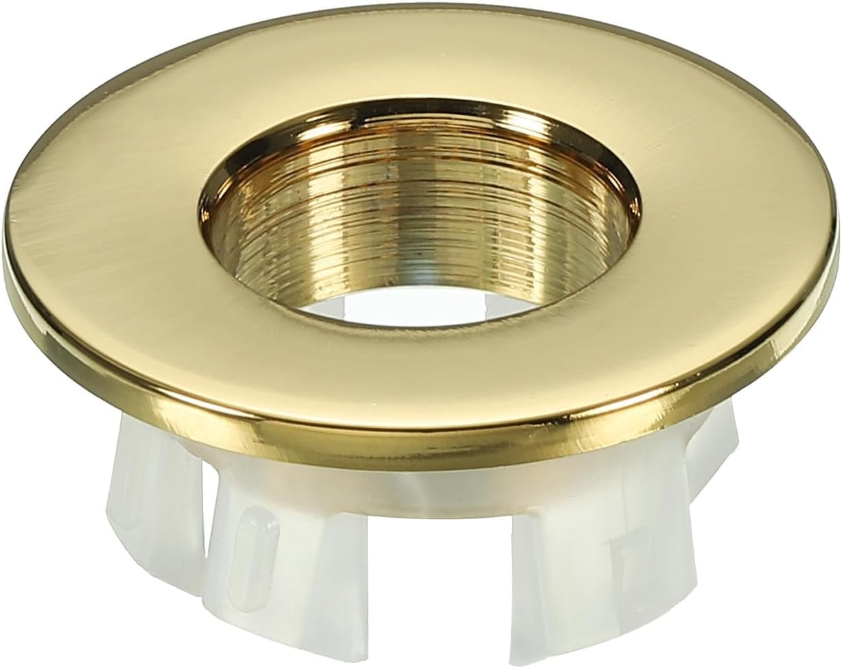 Sink Overflow Ring, Sink Basin Trim Overflow Cover Insert in Hole Round ...