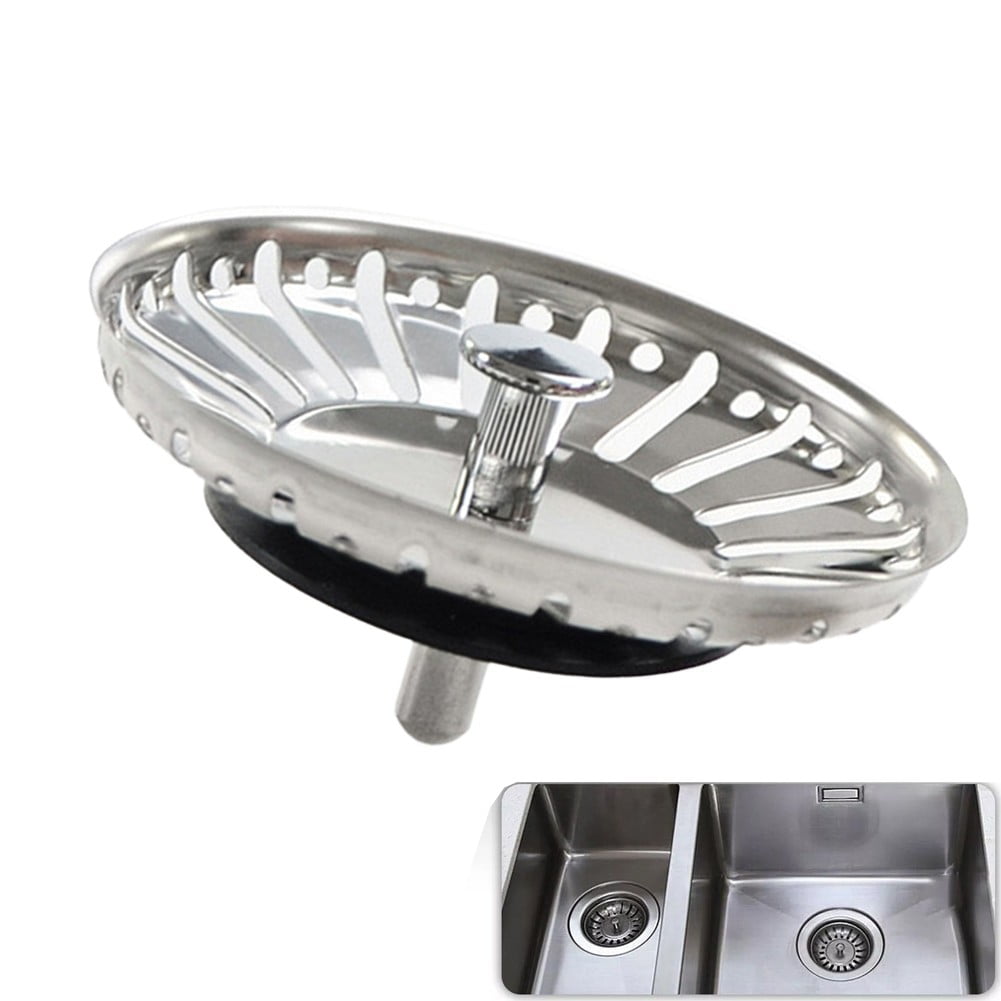 Sink Plug Stainless Steel Kitchen Sink Strainer Plug Kitchen Sink Bath ...