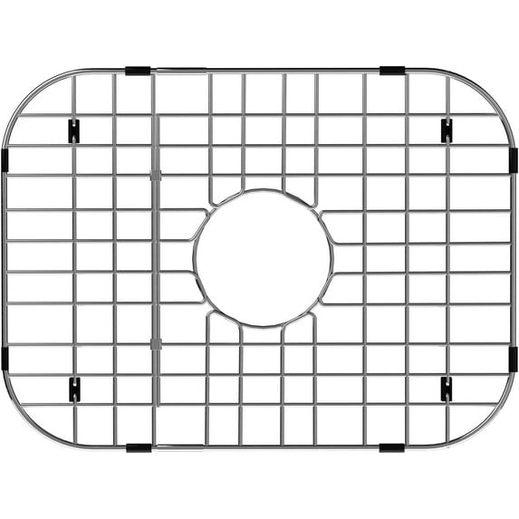 Sink Protector Grid Protector Kitchen Sink Grates, Centered Drain with ...