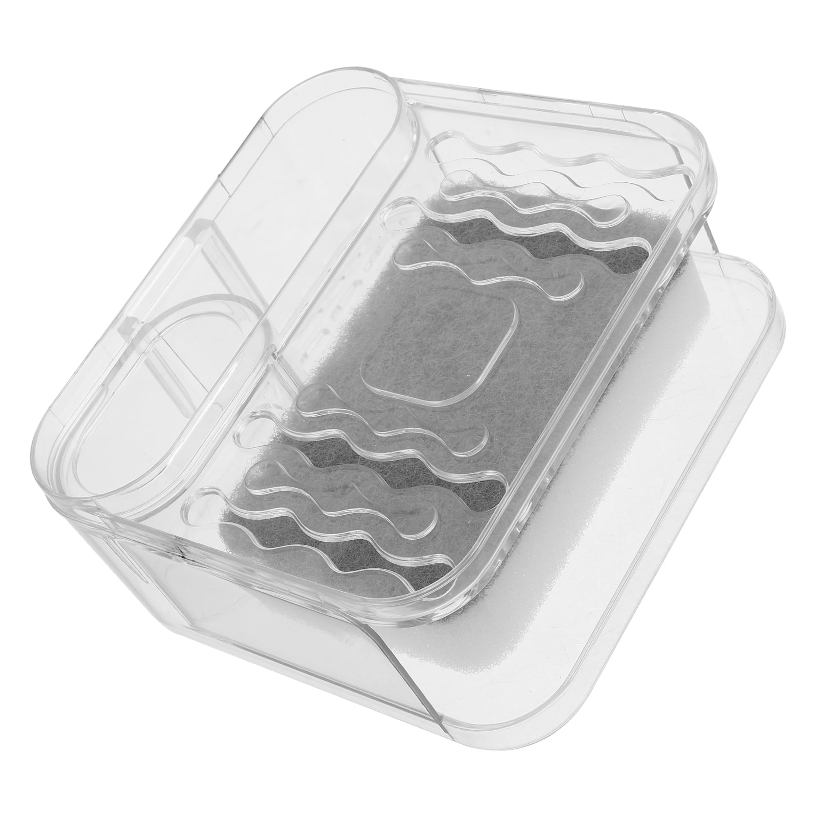 Sink Rack for Top of Dish Rag Holder Dispenser Decor Transparent ...