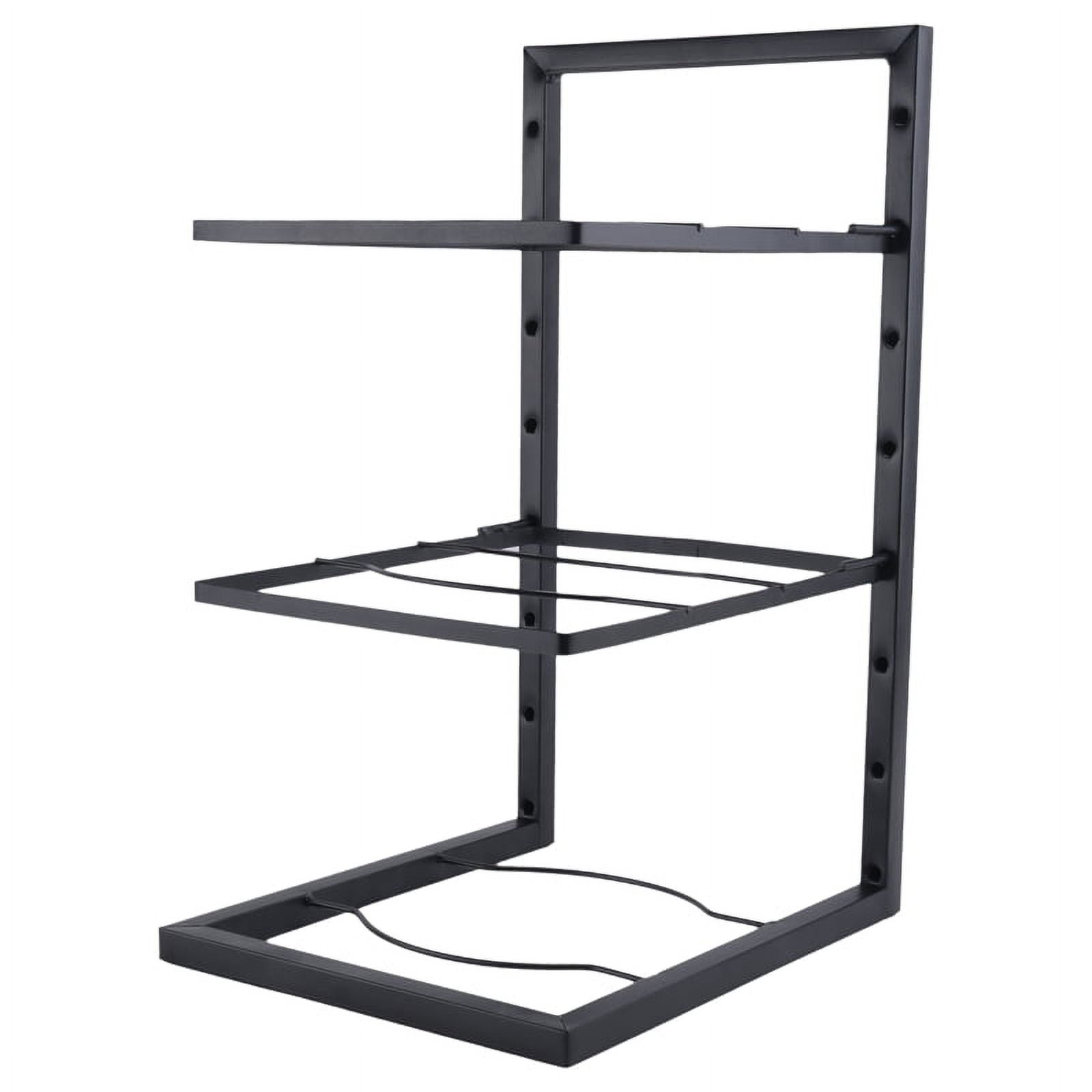 Sink Shelf Pot Rack Under Cabinet Storage Organizer 3-Layer Frying Pan ...